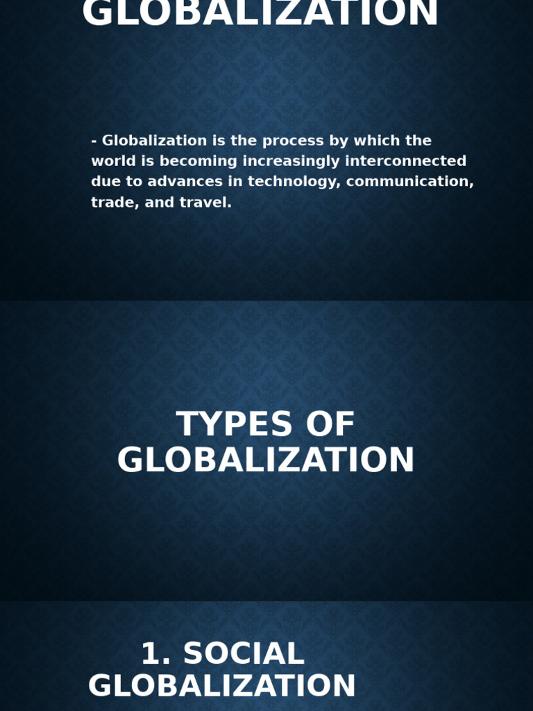 Globalization | PDF