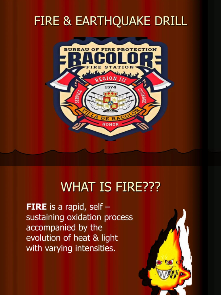 q1 BPP Emergency Drills On Fire and Earthquake | PDF