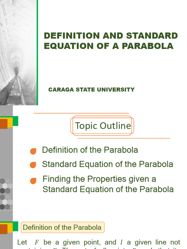 Parabola | PDF