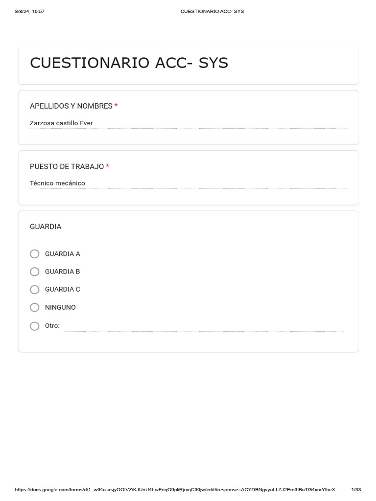 Cuestionario Acc - Sys - Ever | PDF