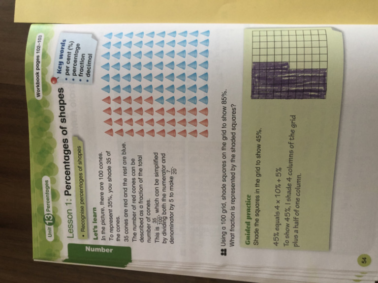 Collins Math 6 Page 54 | PDF