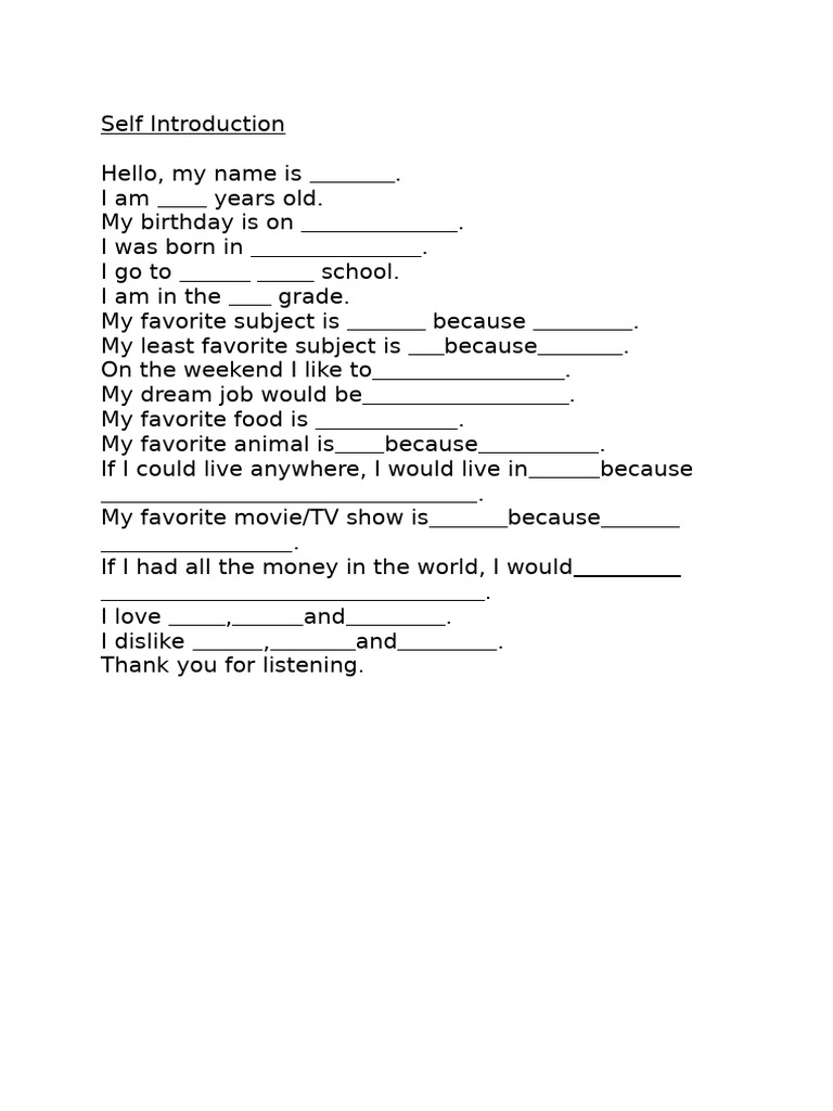 Self Introduction Conversation Topics Dialogs Games Icebreakers Oneo ...