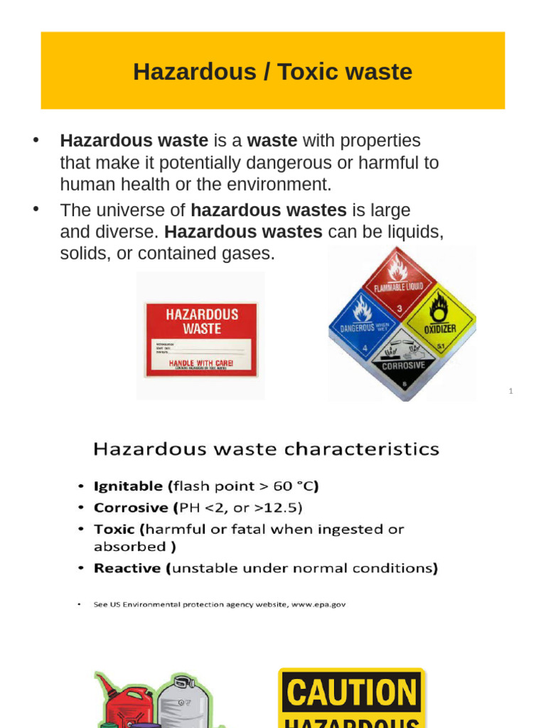 Hazardous Waste | PDF