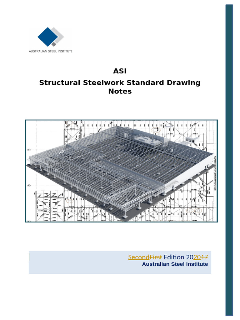 ASI-Standard-Steelwork-Drawing-Notes-V2-final(tracked) | PDF
