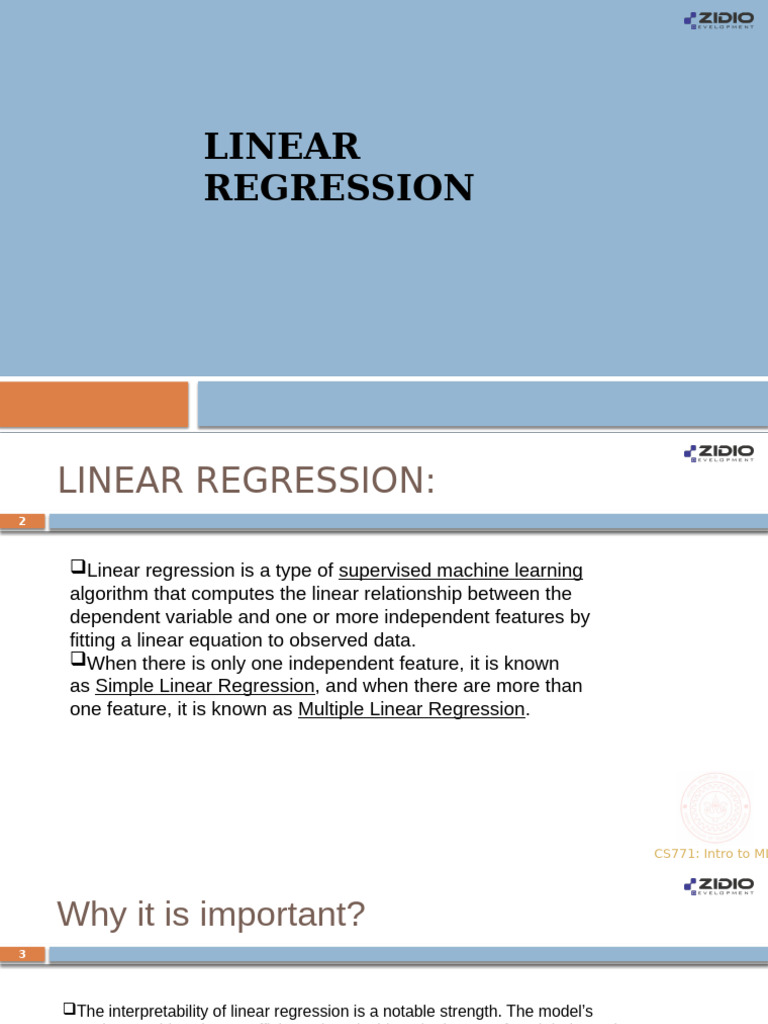 Linear Regression | PDF