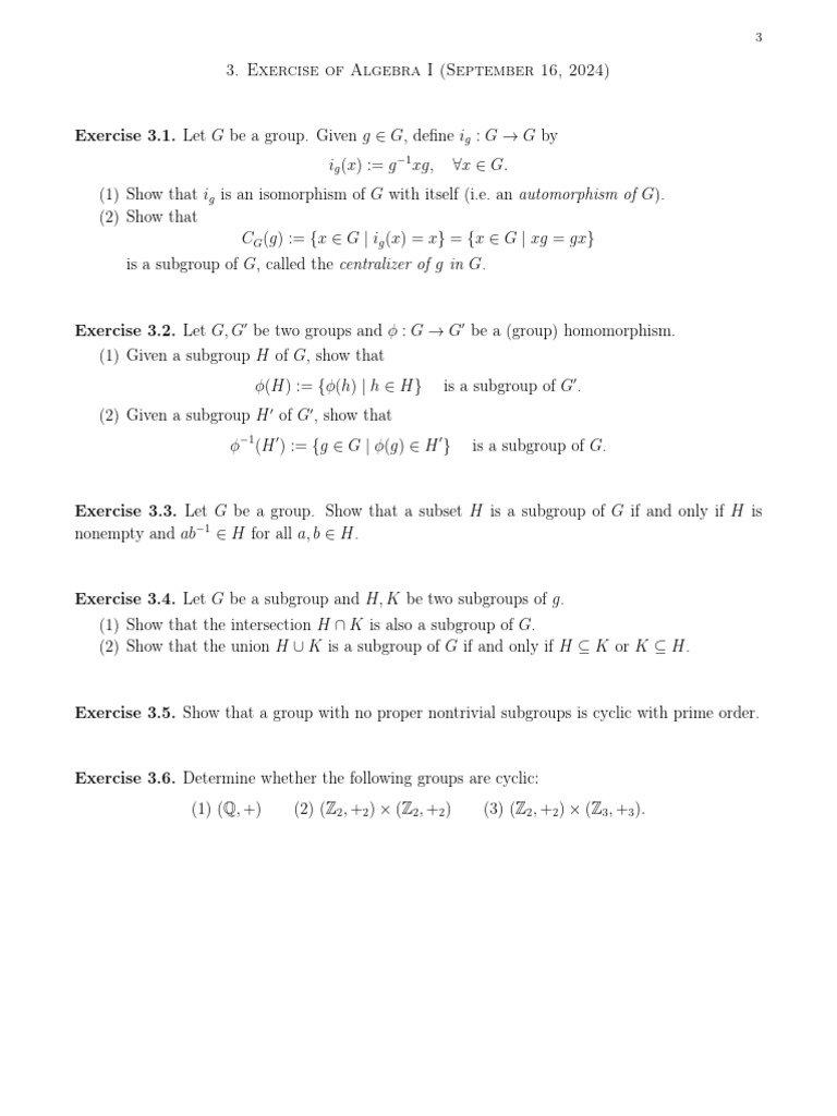 Exercise 3 Pdf