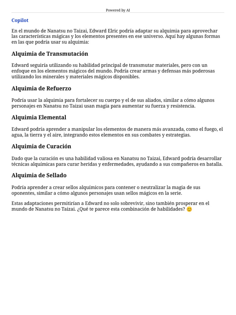 Alquimia Edward Elric NNT | PDF