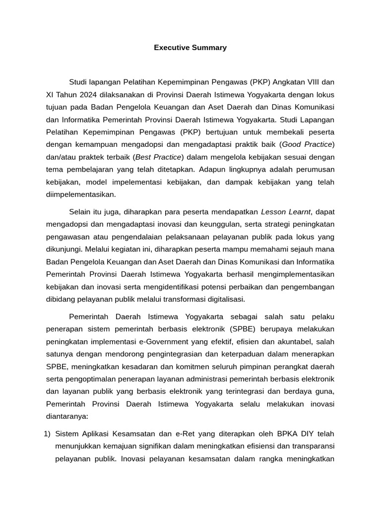 Executive Summary | PDF