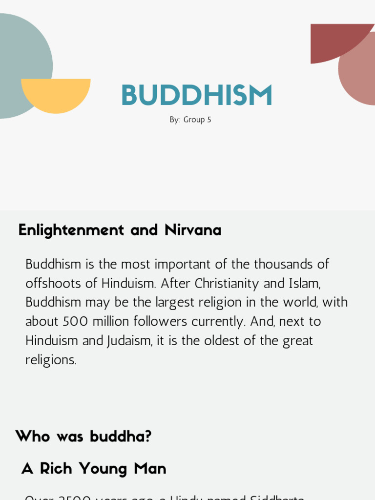 Buddhism Group 5 | PDF