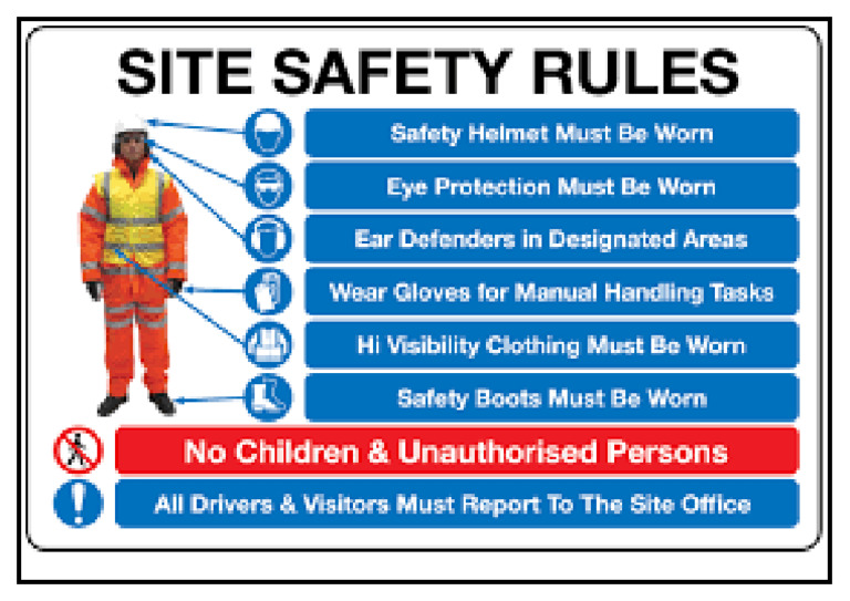 A3 - Construction Site Safety Rules | PDF