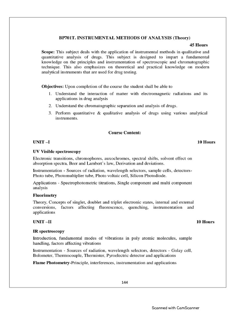 Syllabus 7th Sem | PDF