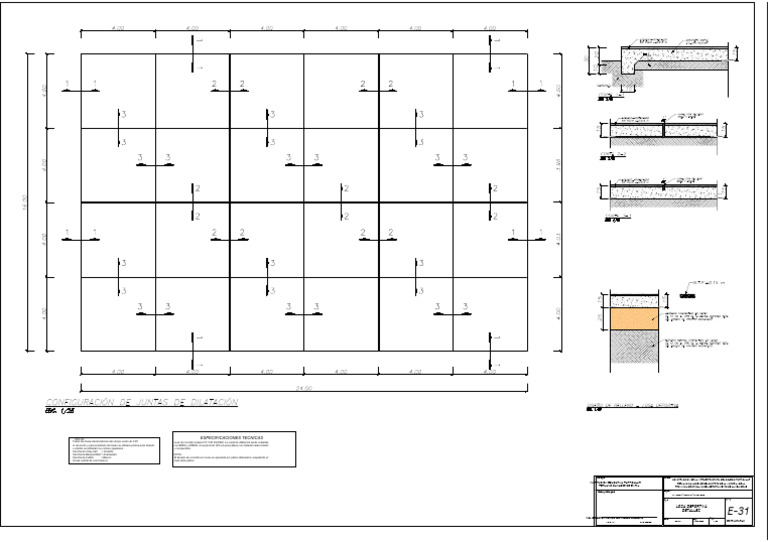 Plano Losa Voley | PDF
