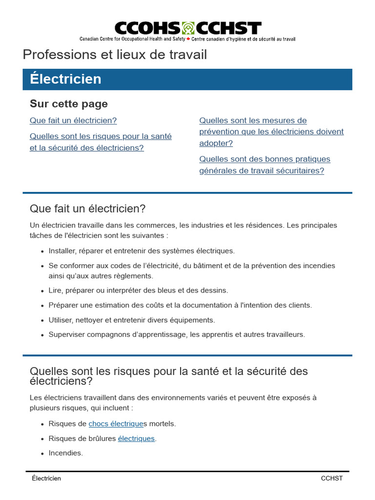Electrician | PDF