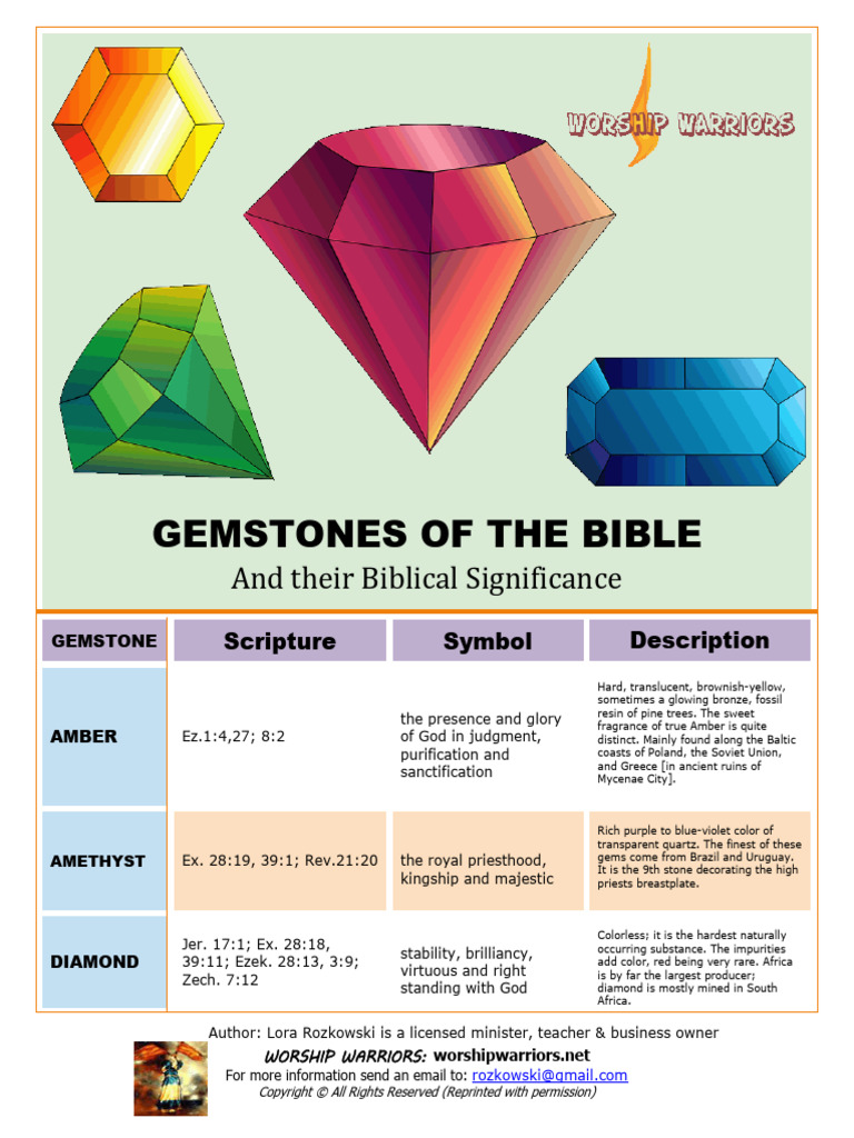 Gemstones of The Bible2 | PDF