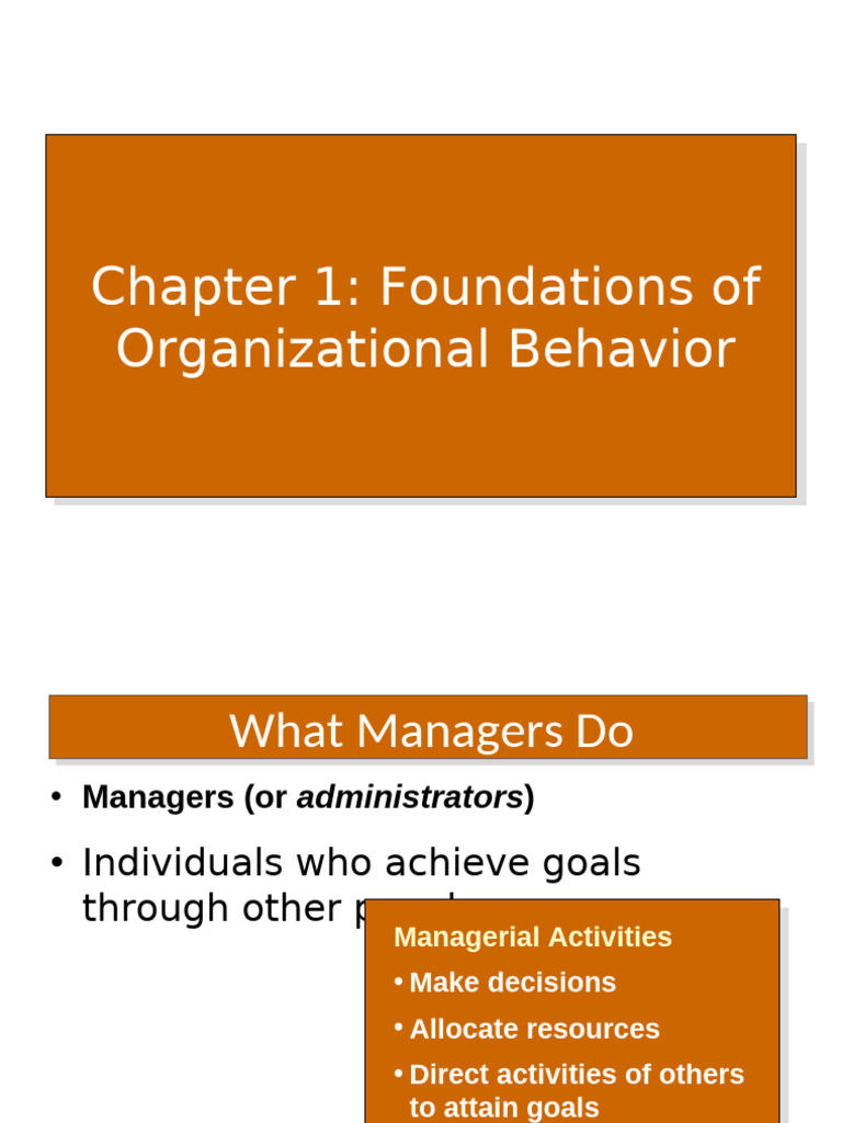 Organizational Behavior | PDF | Psychology | Empowerment