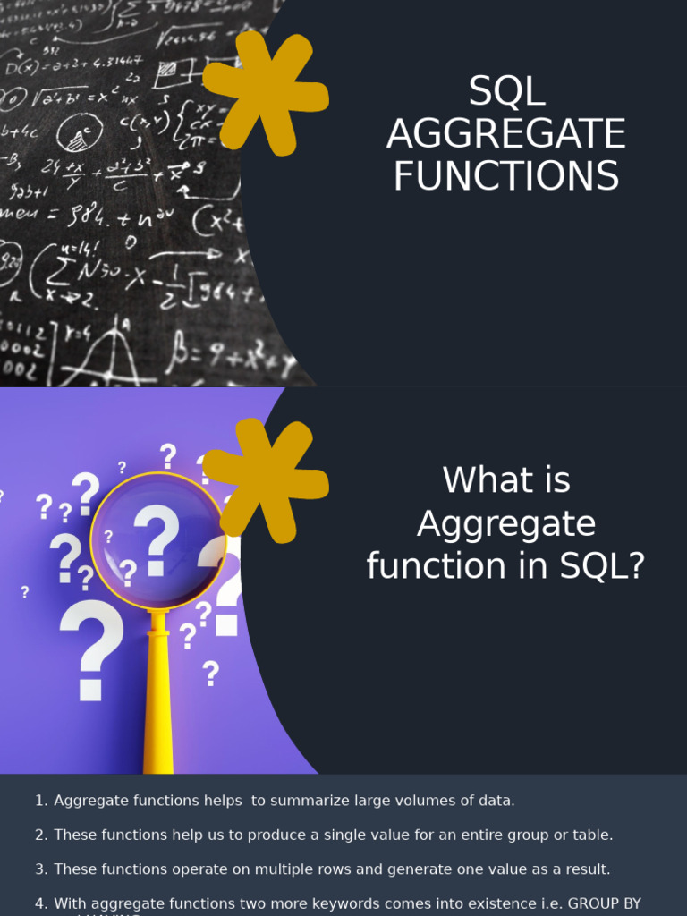 Group By _ Aggregate Functions | PDF