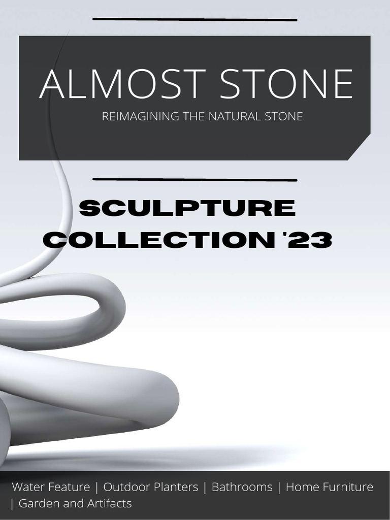Almost Stone Sculpture 2023 Collection_compressed | PDF