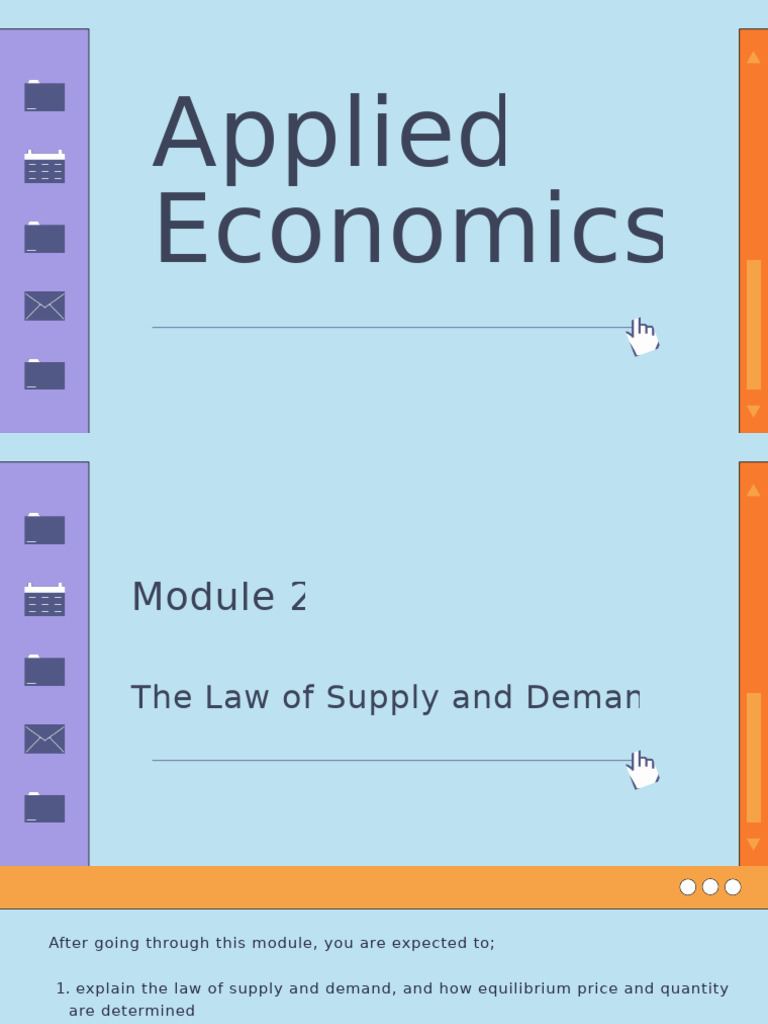 Applied Economics Module 2 | PDF