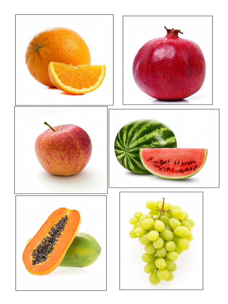 Fruit Chart 1 PDF | PDF