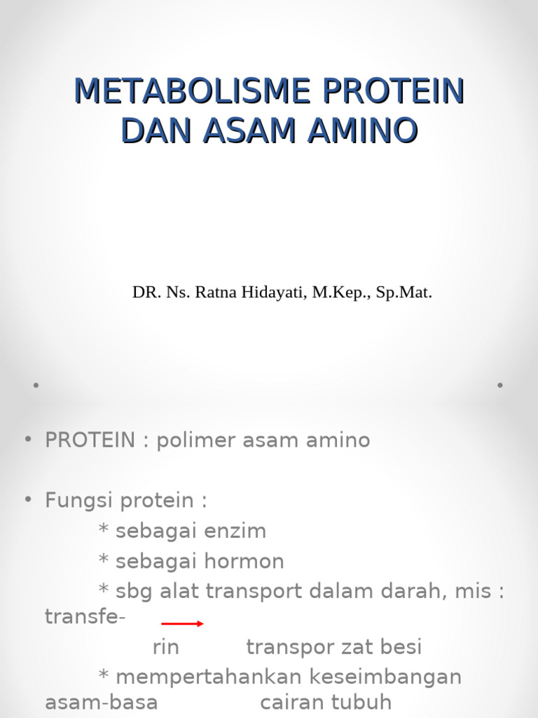 5. Metab as amino | PDF