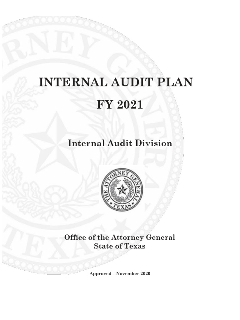 2021_OAG_Approved_Internal_Audit_Plan | PDF