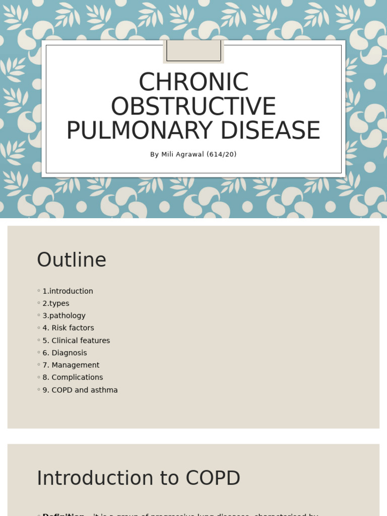 COPD ppt | PDF