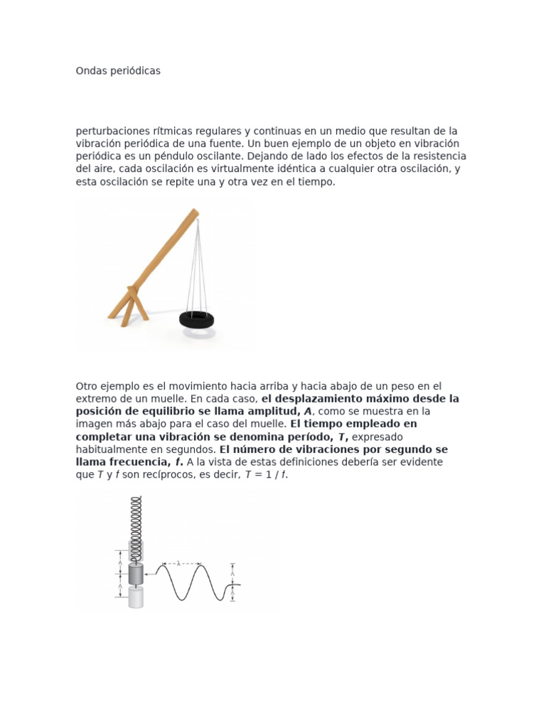 Ondas Periódicas | PDF