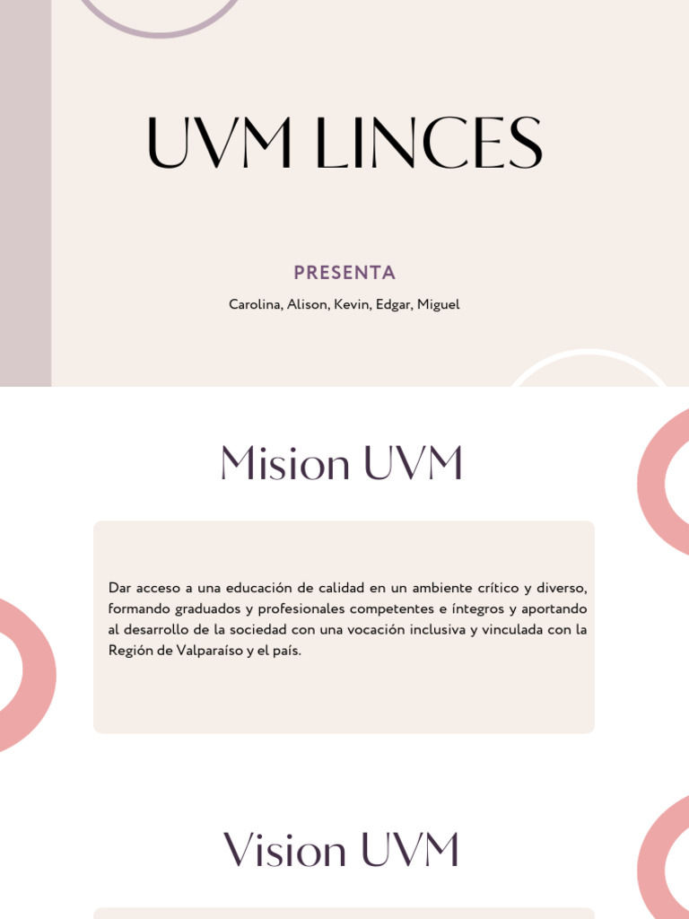 Uvm Linces | PDF