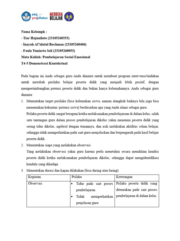 T4-5 Demonstrasi Kontekstual | PDF