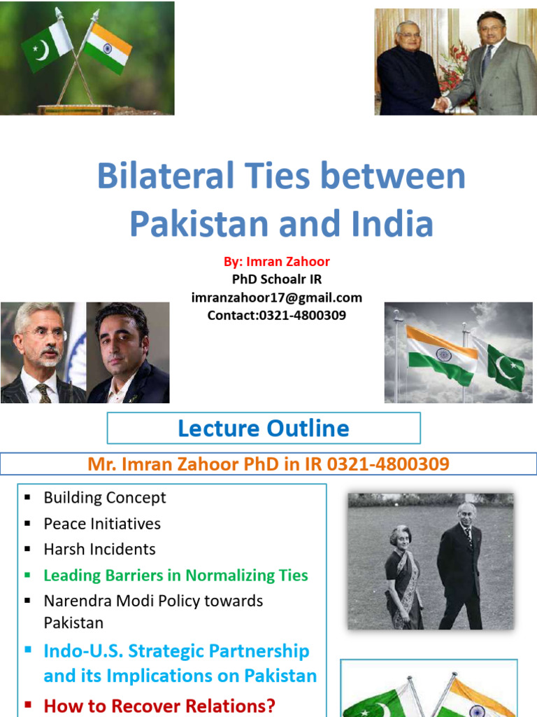 India-Pakistan Relations: Challenges & Prospects | PDF | Pakistan ...