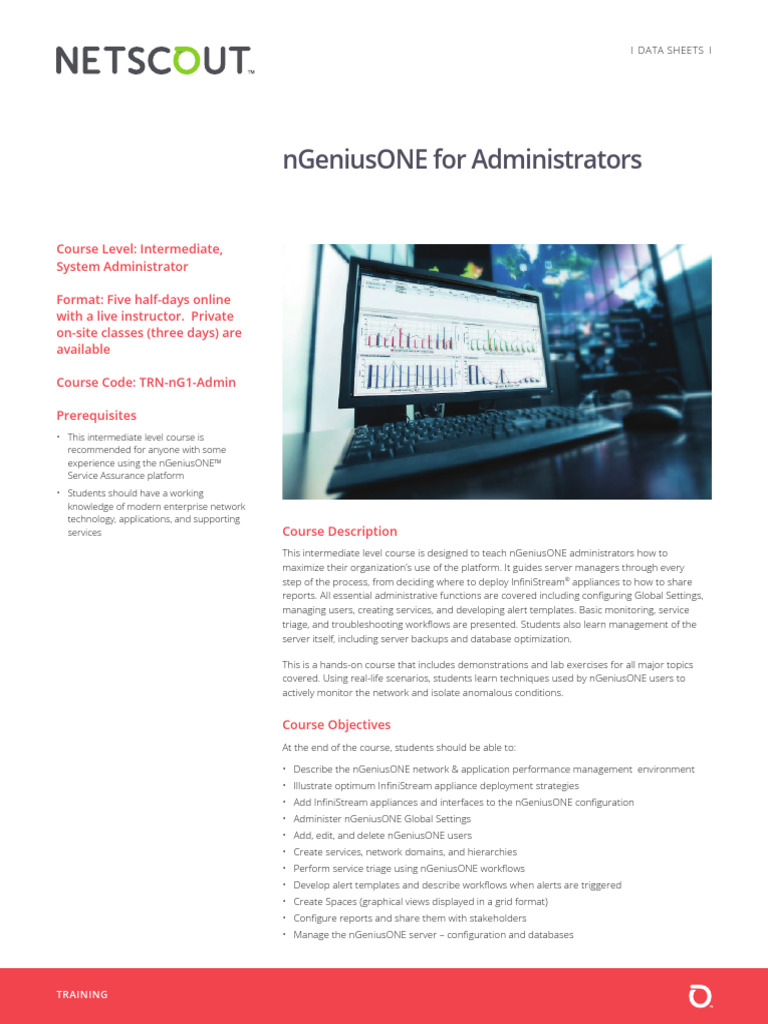 Netscout Ds Ngeniusone Administrators | PDF