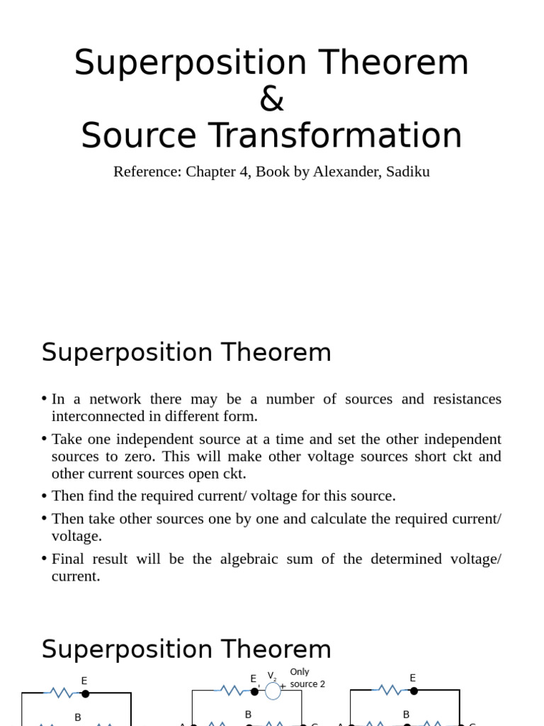 Superposition Source | PDF | Computer Engineering | Electrical Engineering