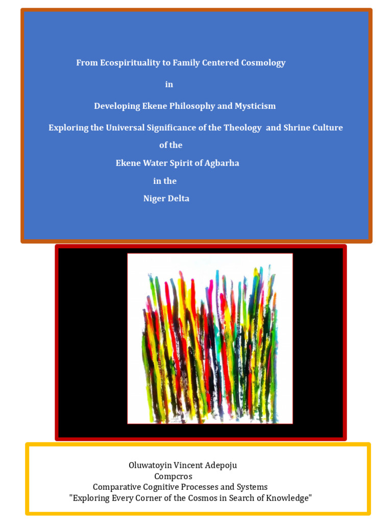 Ekene Philosophy and Mysticism Developing The Universal Significance of ...