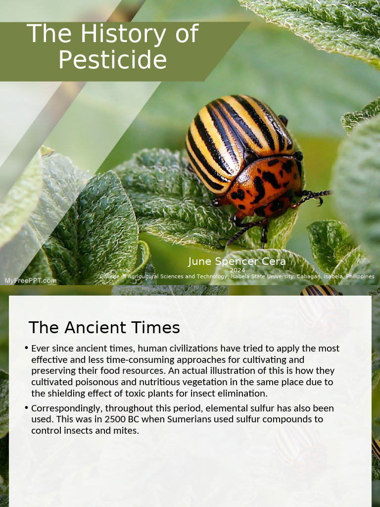 History of Pesticides and Their Impact | PDF | Pesticide | Pest Control