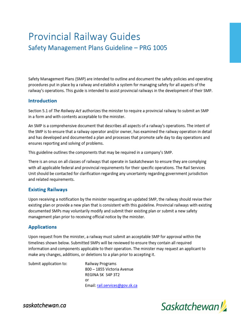 PRG%2B1005%2BSafety%2BManagement%2BPlans | PDF