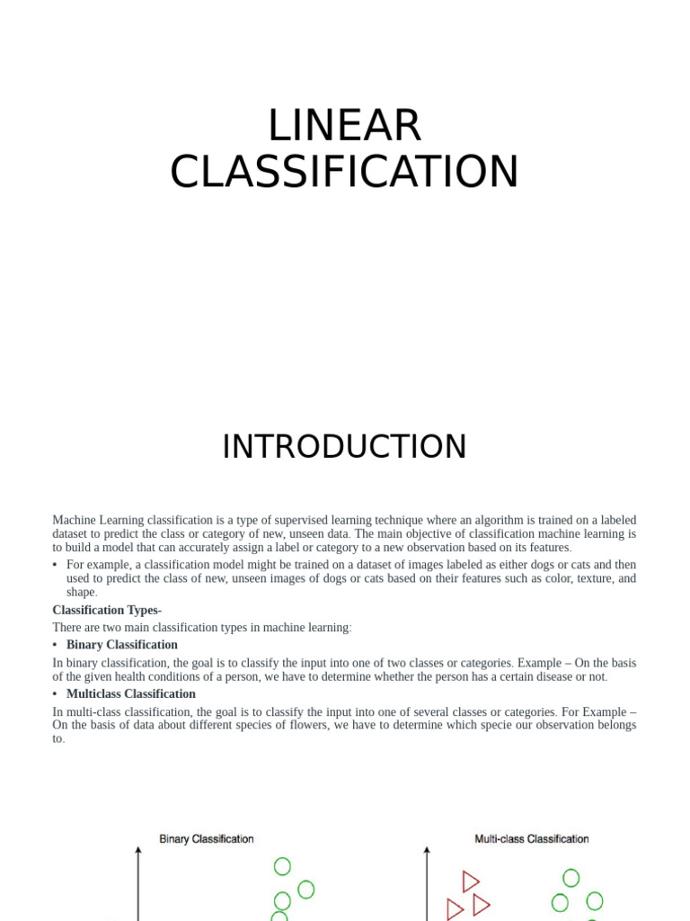 3 Linear Classification - 113625 | PDF