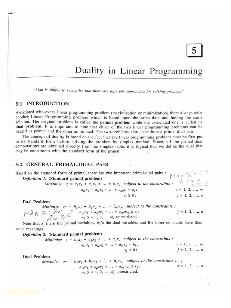 Duality Part 1 | PDF