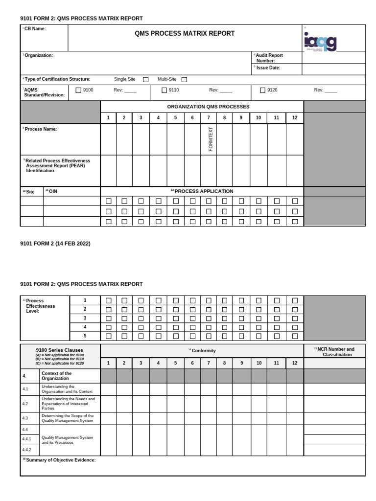 9101 Form 2 14 Feb 2022 | PDF