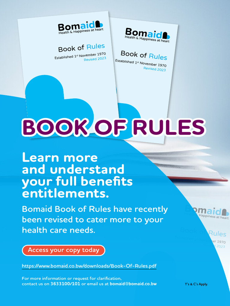 Bomaid Book of Rules Flyer | PDF