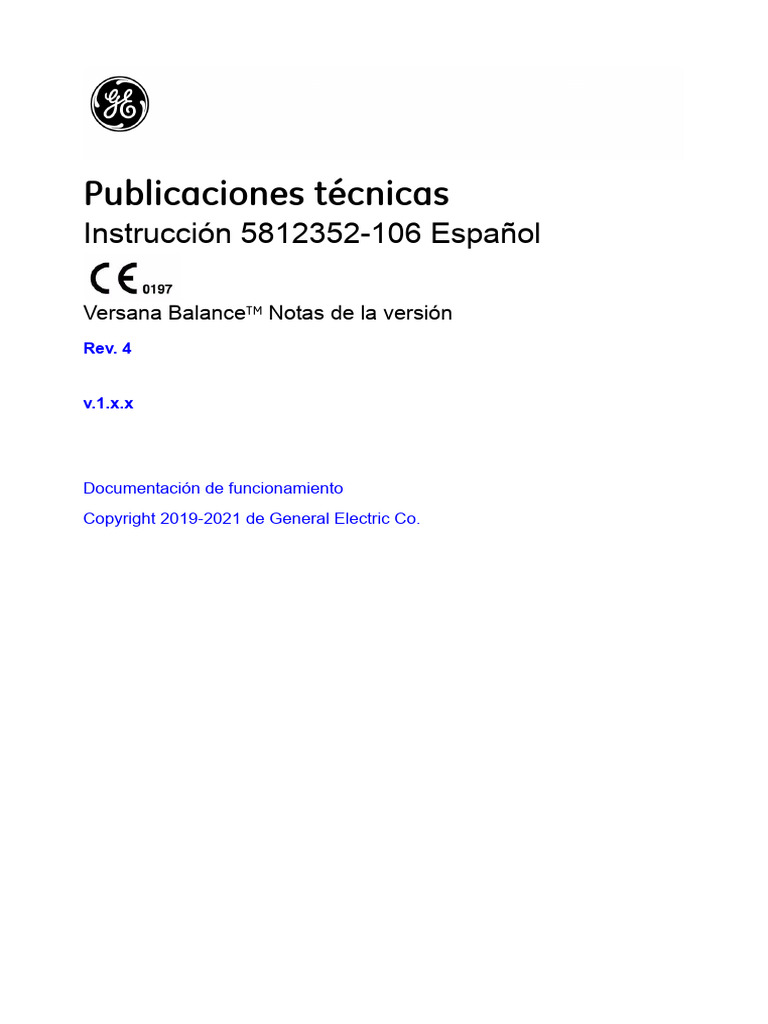 Versana Balance - RN - 5812352 - 4 - 06 - Spanish | PDF