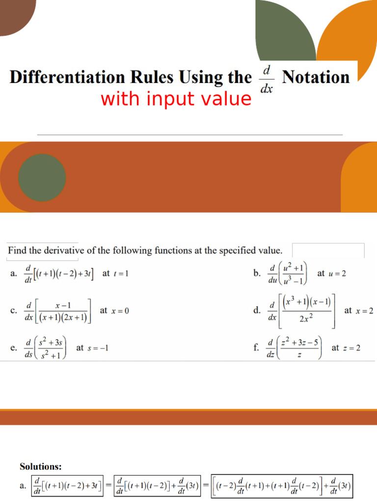 Differential Rules | PDF