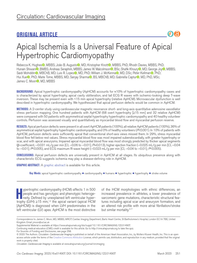 Apical HCM 2023 | PDF