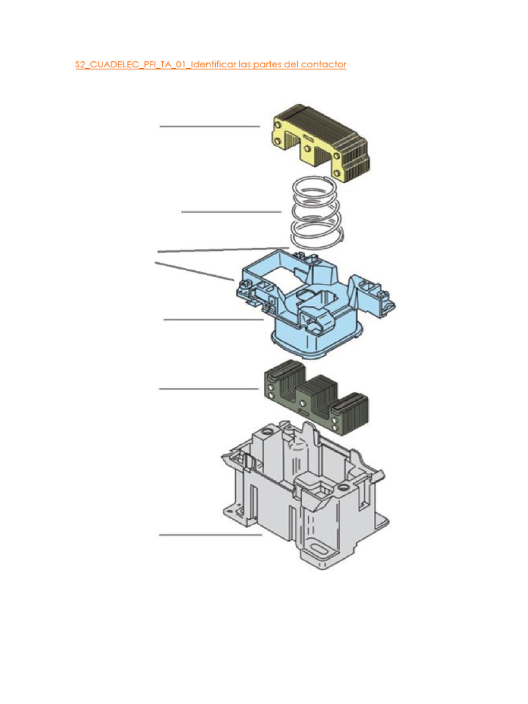 S2 - CUADELEC - PFI - TA - 01 - Identificar Las Partes Del Contactor | PDF