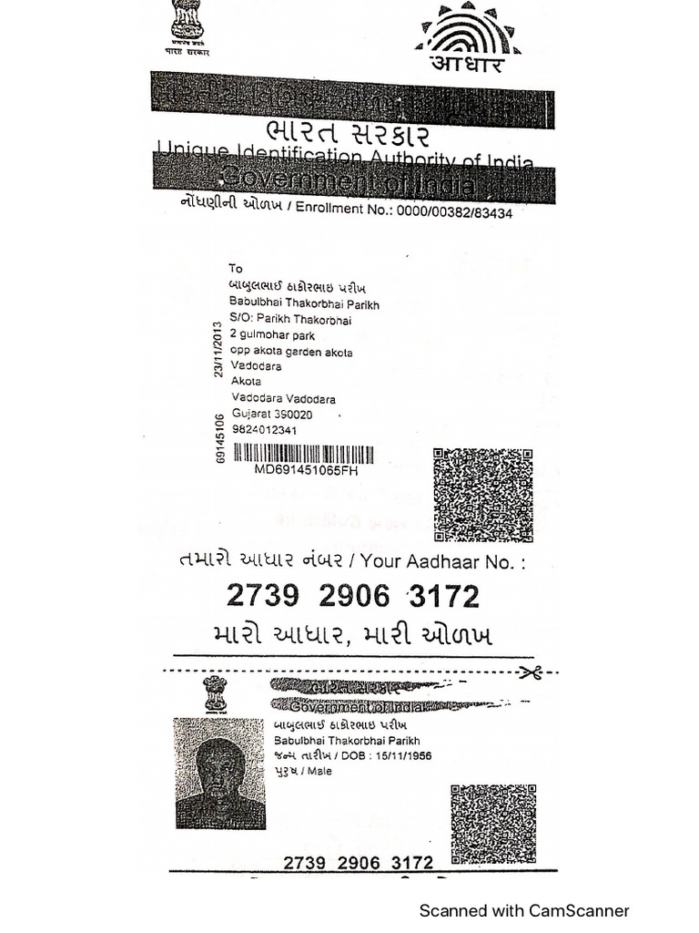 Babul Parikh Adhar | PDF