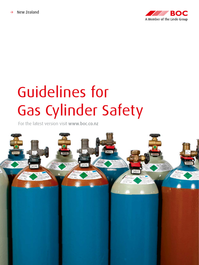Guidelines For Gas Cylinder Safety 2017 NZ | PDF