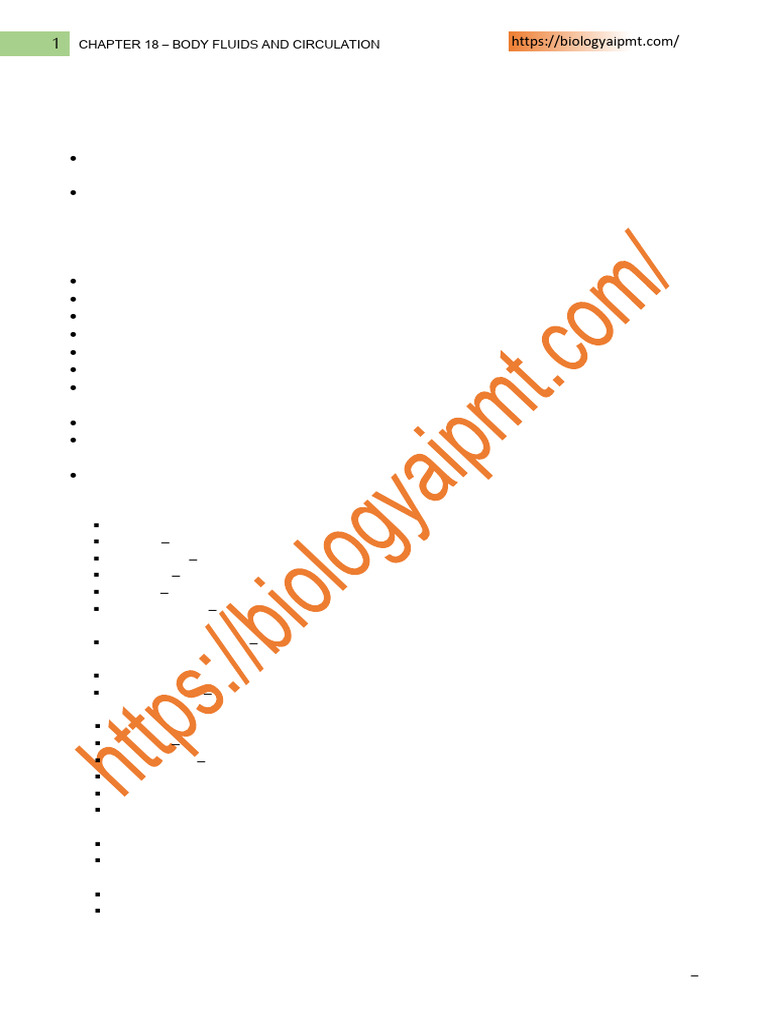 Ch18 Circulatory System | PDF