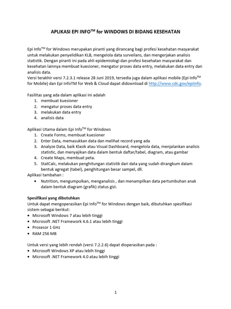 Gabungan Modul Epi Inpo | PDF