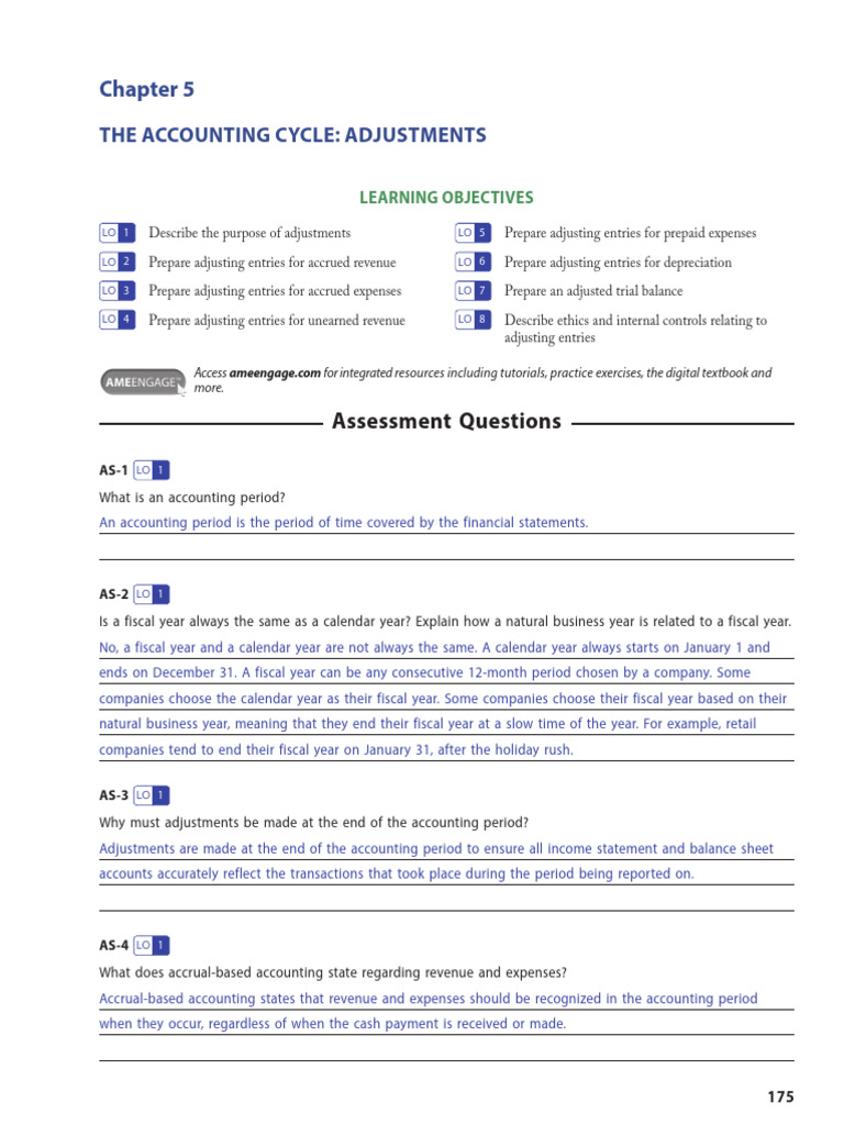 Workbook CH 5 | PDF | Debits And Credits | Expense