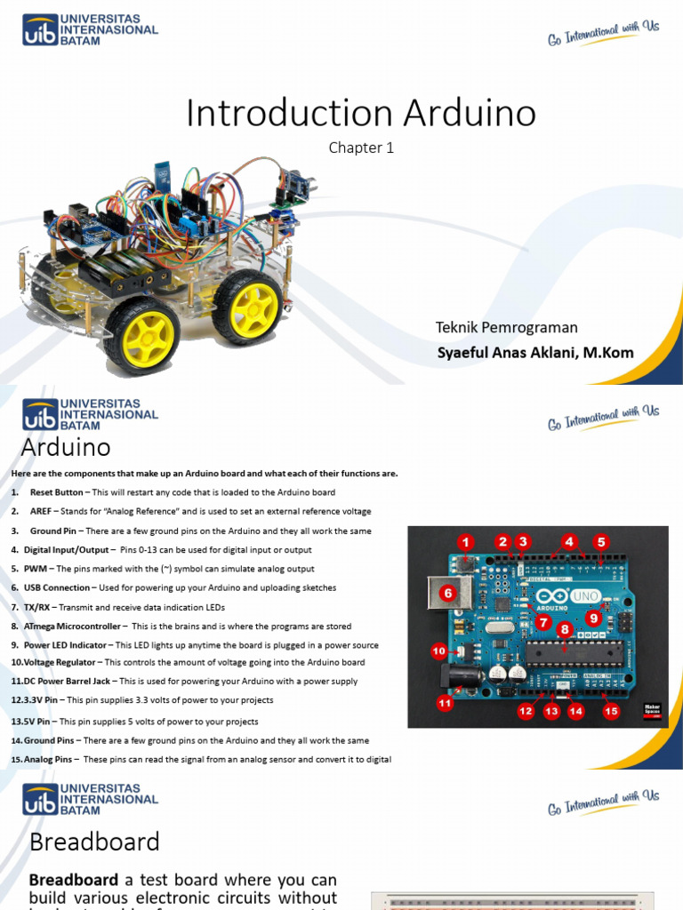 Arduino Programming and Components Guide | PDF | Arduino | Computers