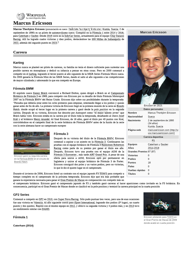 Marcus Ericsson | PDF